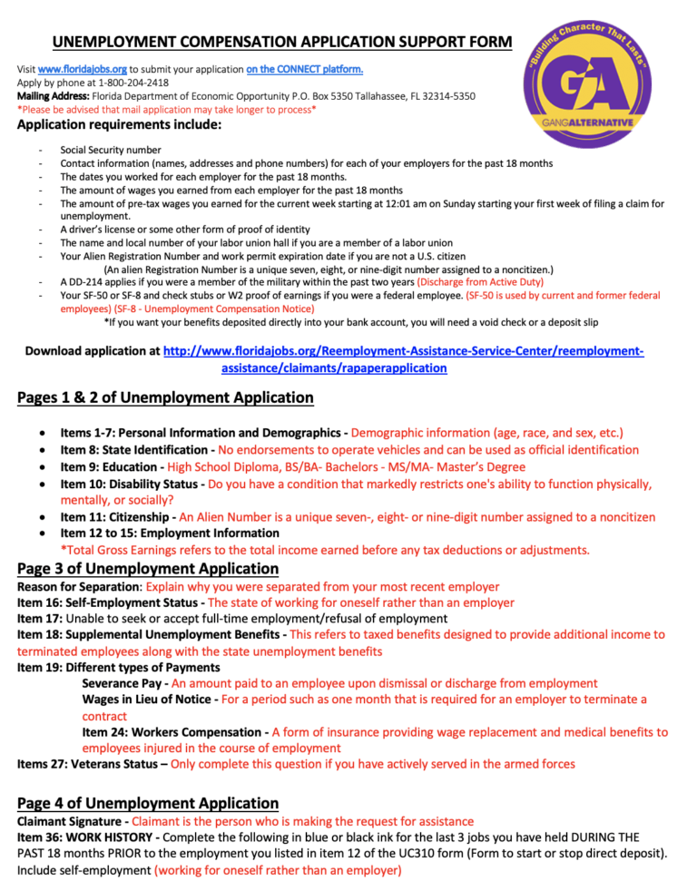 » Florida Reemployment Assistance